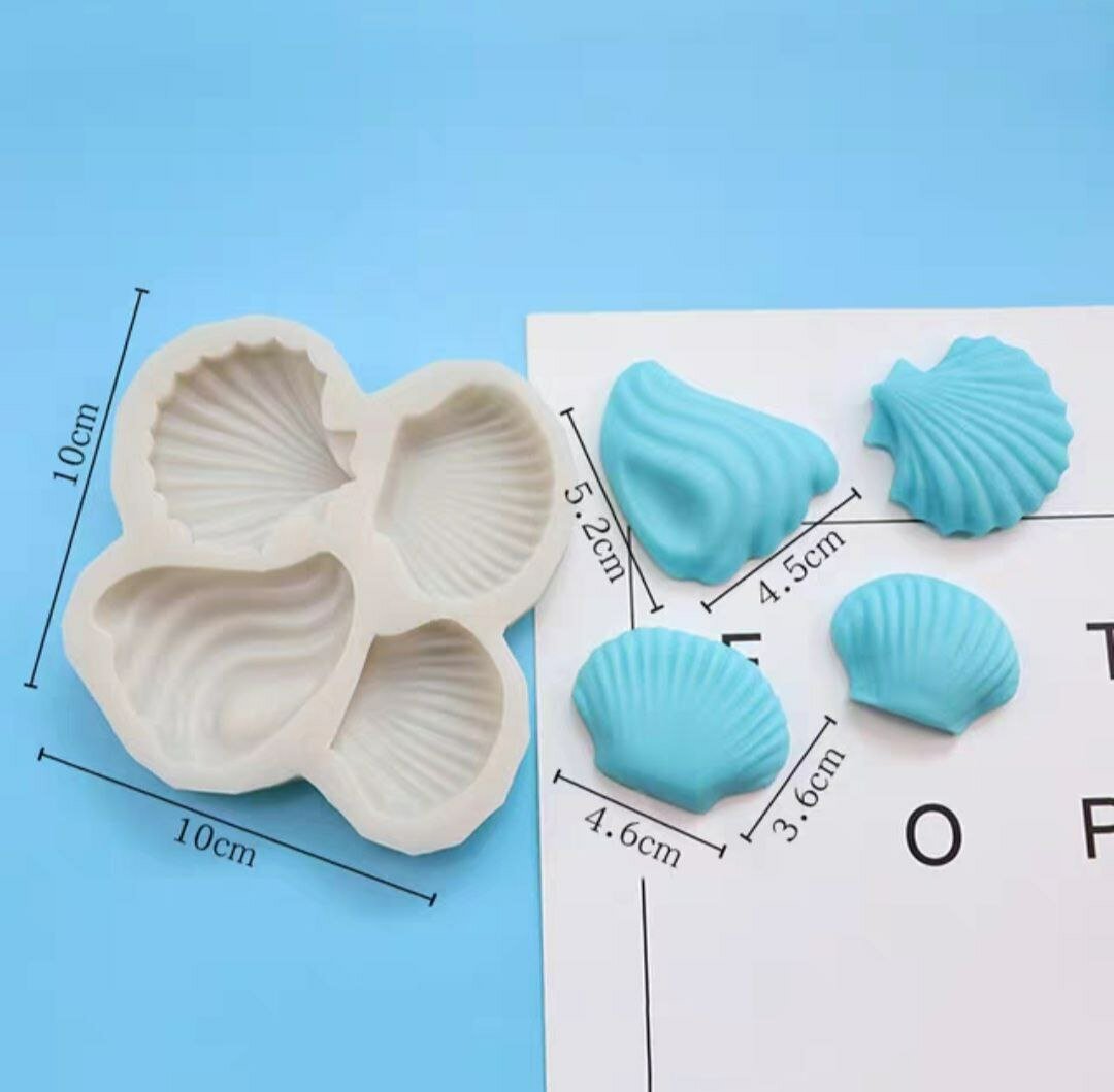 Молд силиконовый для творчества. Ракушки