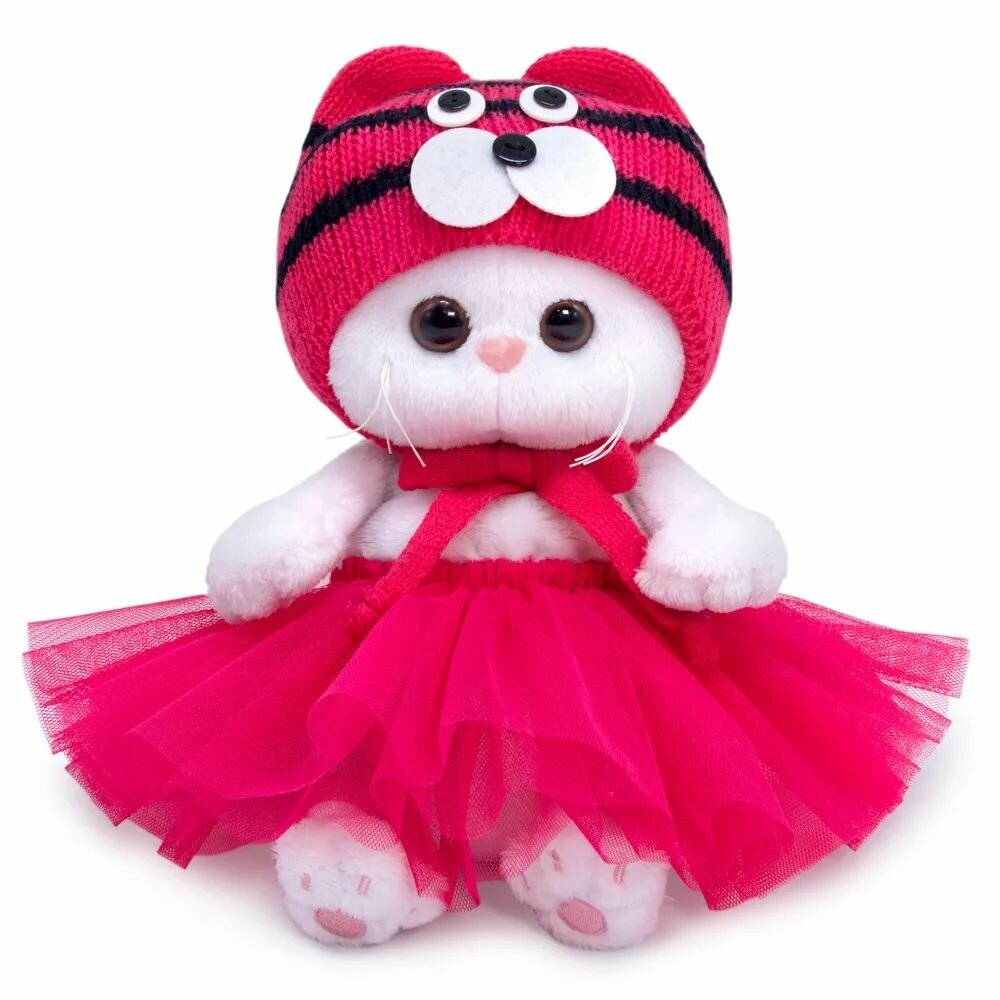 Игрушка мягкая Budi Basa Кошка Ли-Ли BABY в шапке тигренка 20 см