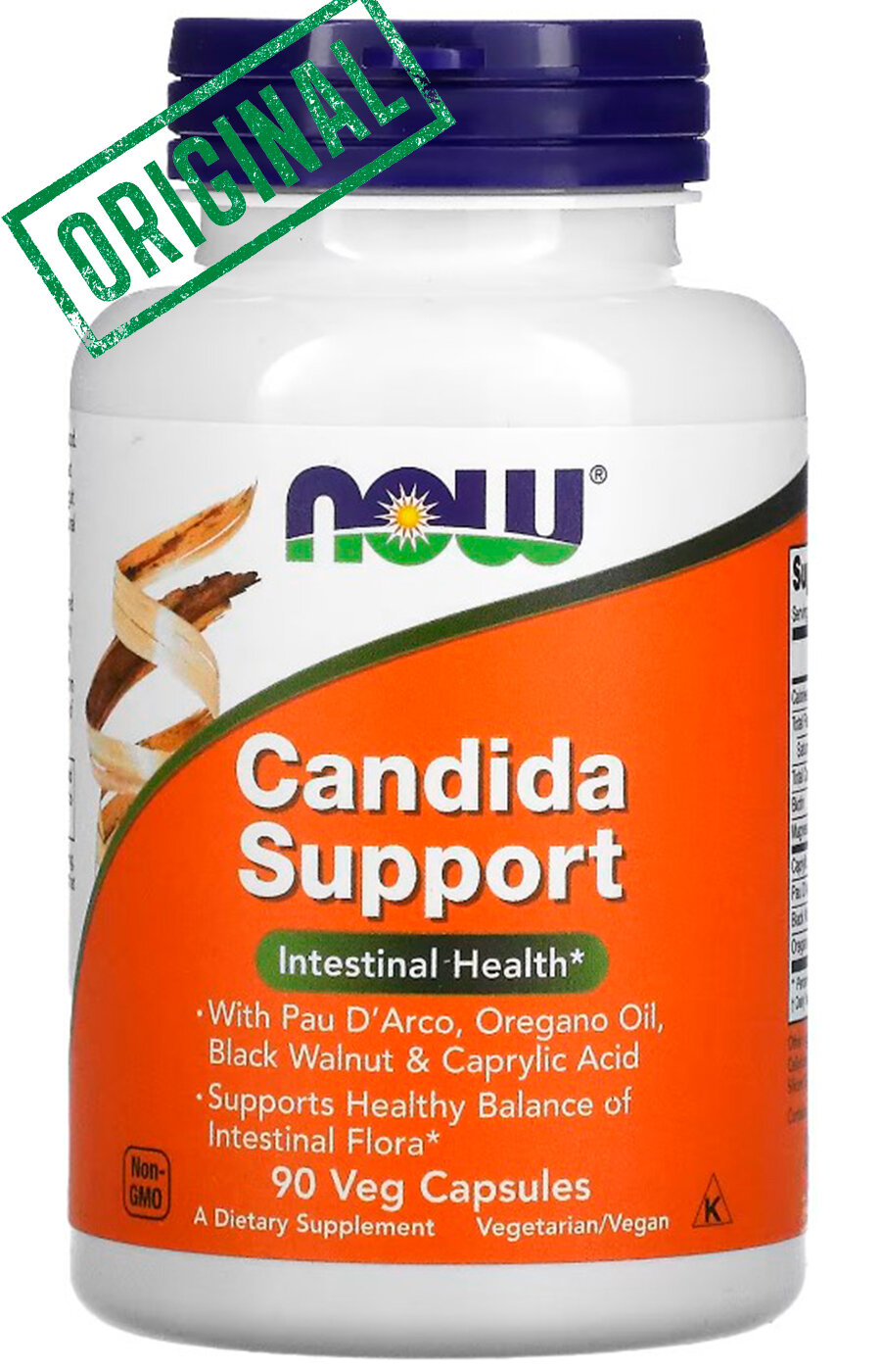 Now Foods, Candida Support, Кандида Саппорт , поддержание нормальной микрофлоры, 90 капсул