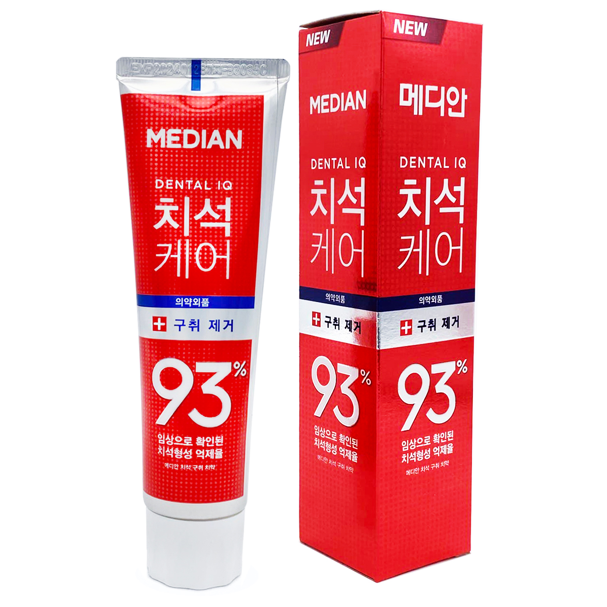 Median Зубная паста Освежающая с цеолитом Dental IQ 93% Remove Bad Breath, 120 г