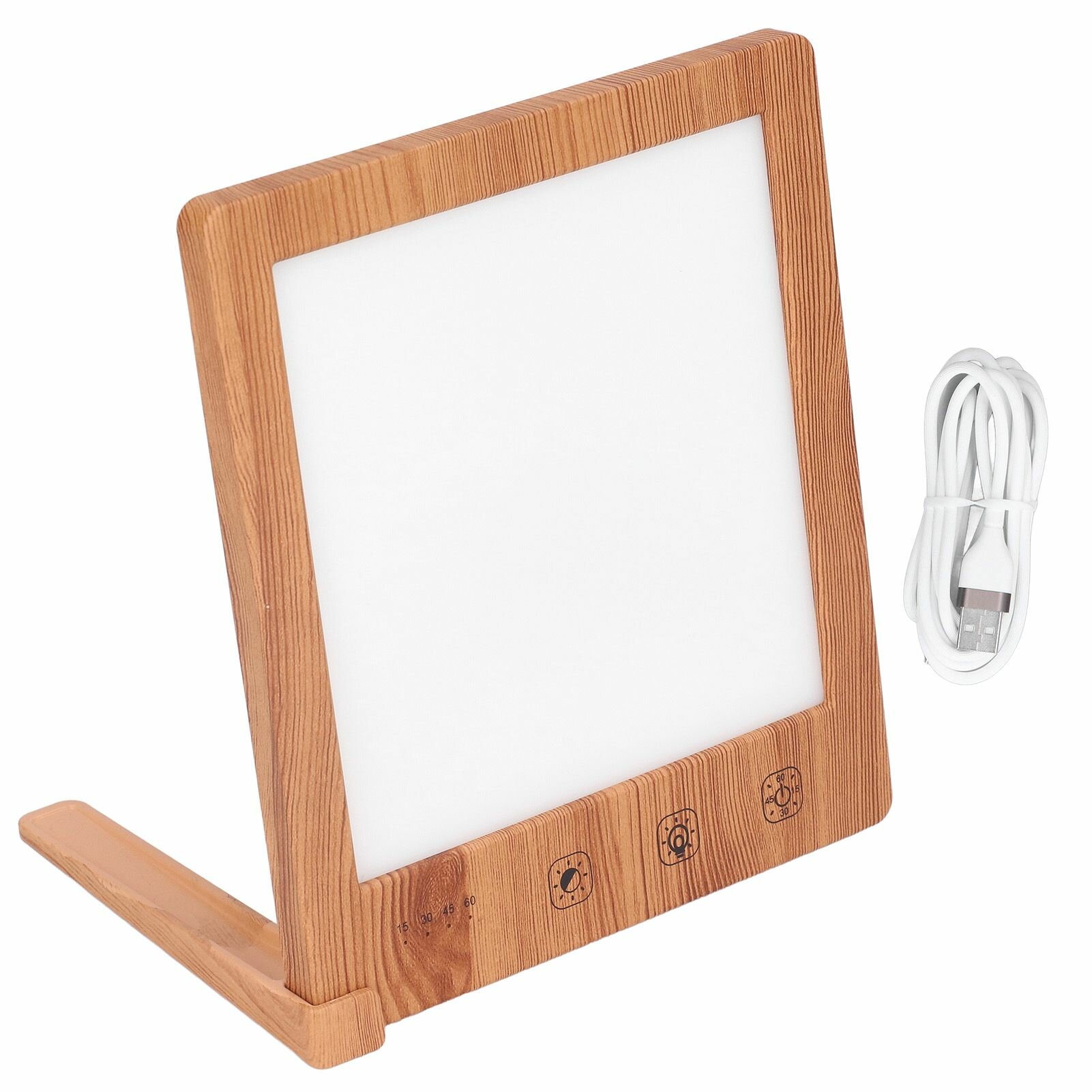 Светодиодная терапевтическая лампа полного спектра 10000LX с регулируемой яркостью и сенсорным управлением, лампа солнечного света для здоровья кожи и повышения настроения