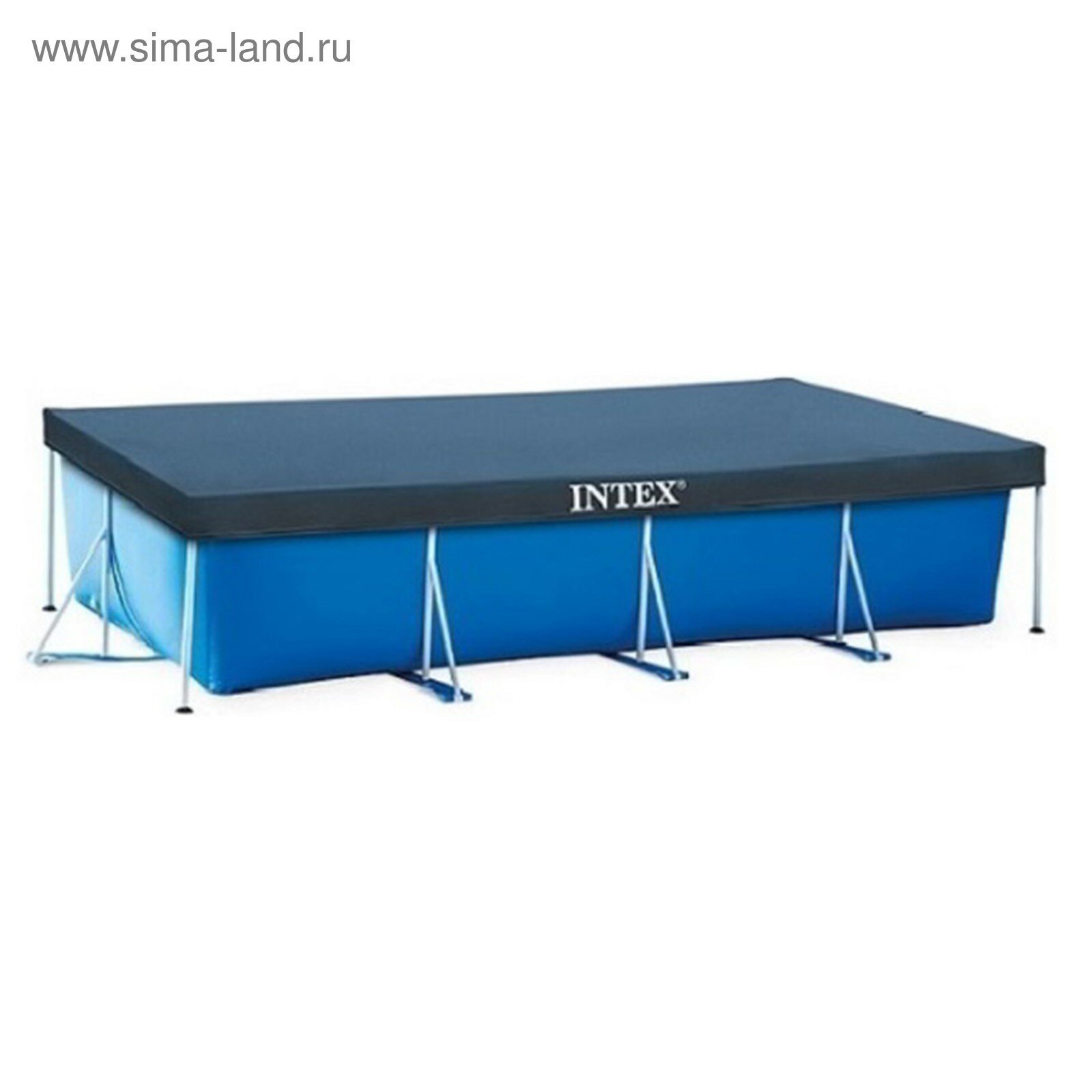 Тент на прямоугольный каркасный бассейн 300×201 см, 28038 INTEX