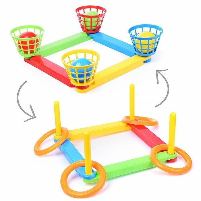 Кольцеброс Кассон с корзинками ромб (3-425)