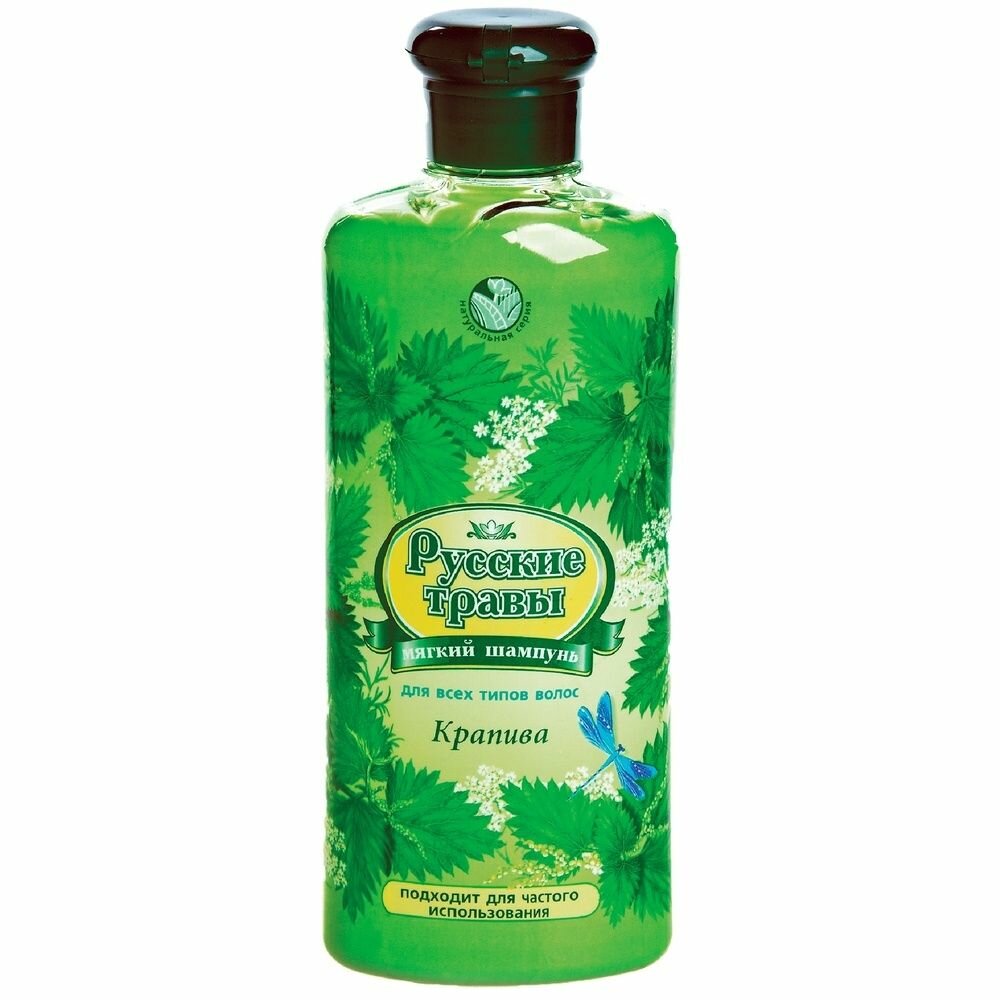 Шампунь для всех типов волос Русские Травы Русские травы, Крапива, 350 мл (К-12-1)
