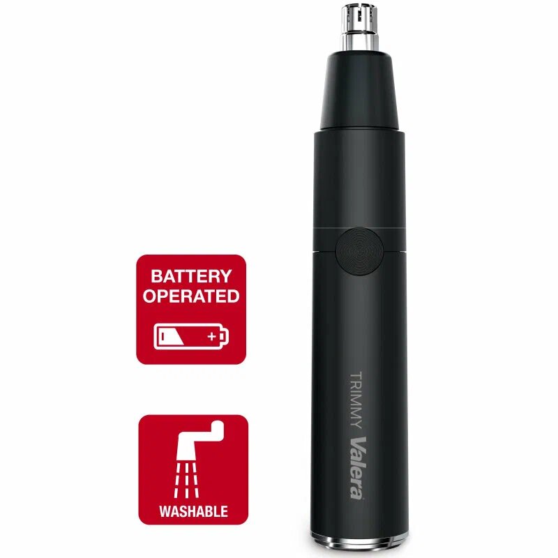 Триммер Valera Professional "Trimmy" 624.02, для носа и ушей, нержавеющая сталь, черный