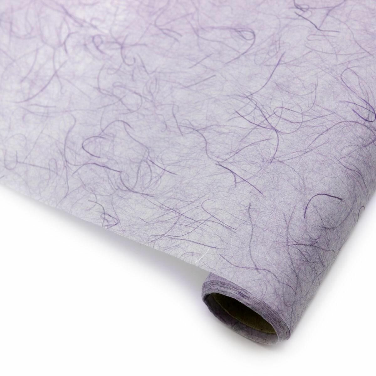 Бумага упаковочная Astra&Craft шелковая креатив, рулон 68 см x 4,57 м, сиреневый, 1 шт