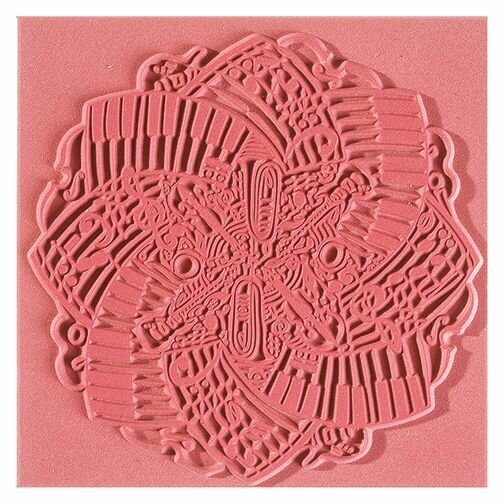 Текстурный коврик EFCO "Музыка", для полимерной глины, 9х9 см