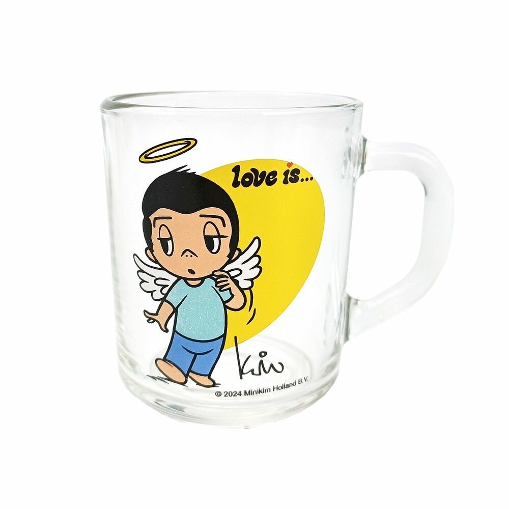 Кружка ОСЗ "Love is." Оранж 1 малая, стекло, 230 мл