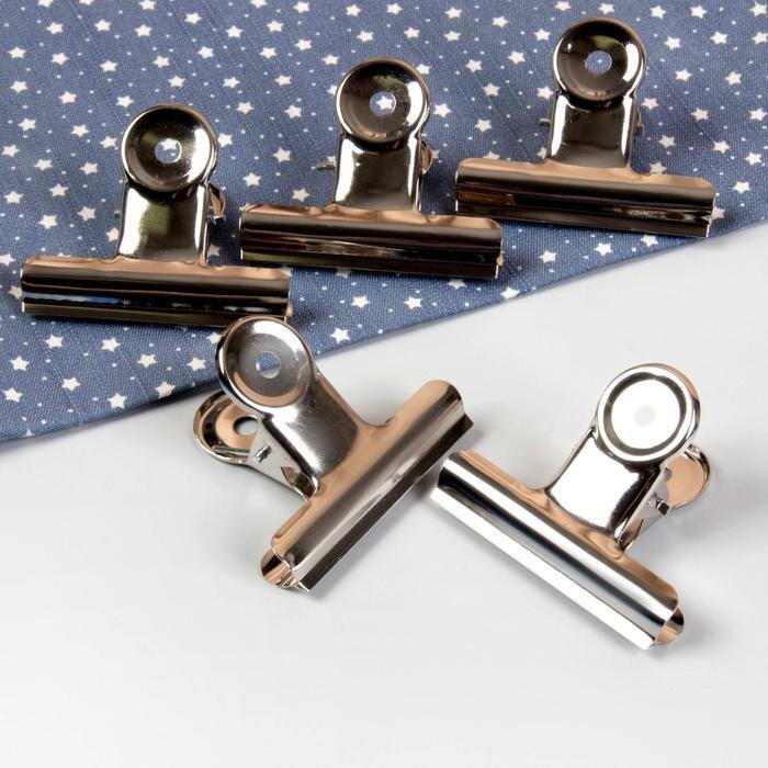 Зажимы для кроя Арт Узор 6,3 см, 5 шт