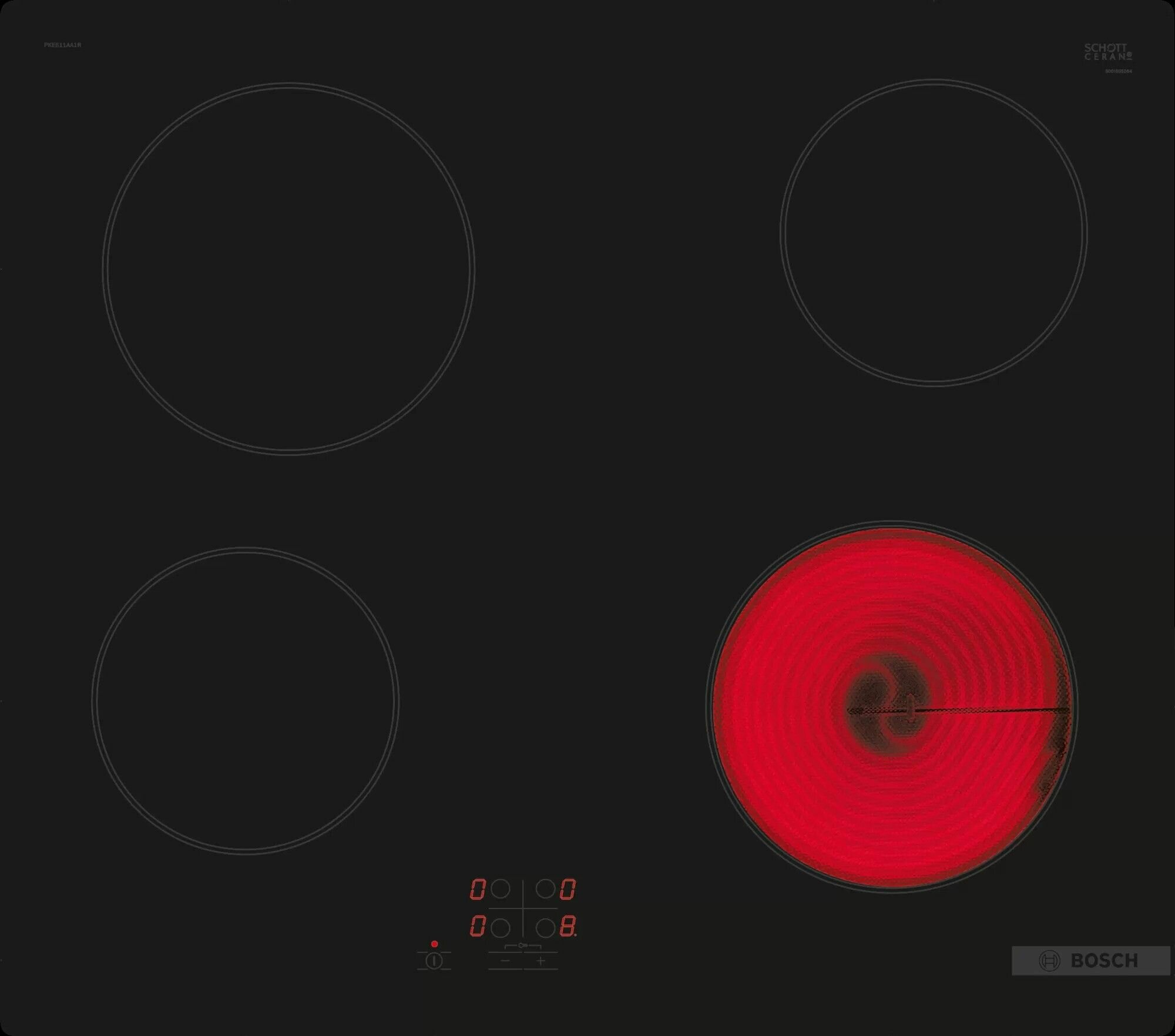 Электрическая варочная панель Bosch PKE611AA1R