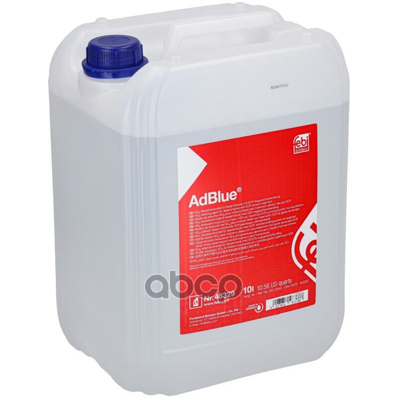 Водный раствор мочевины AdBlue 10л. Febi арт. 46329