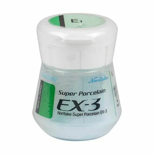 Стоматологический материал Noritake EX-3. Масса керамическая для металлокерамики Норитаки. Эмаль E1 (10 гр)