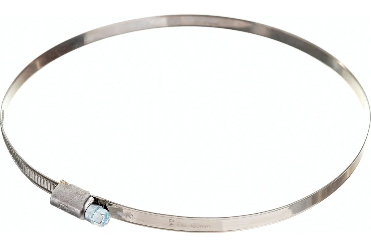 MGF Червячный хомут 160-180/9 W2 1-1-9-2-160-180 для труб и крепления оборудования