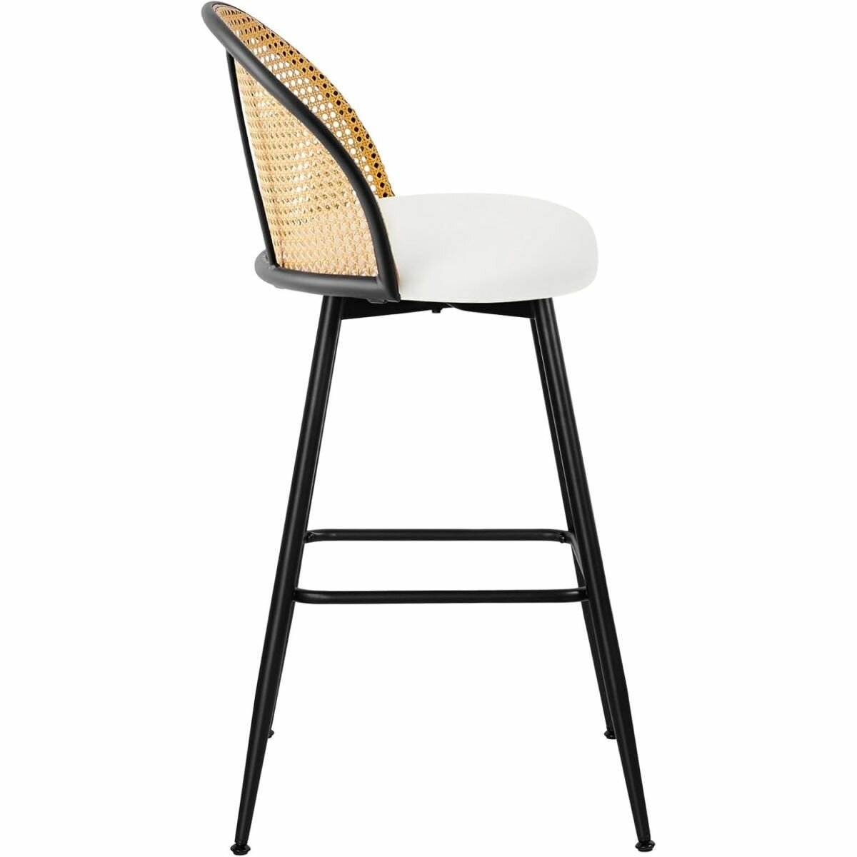 Плетеный барный стул из ротанга