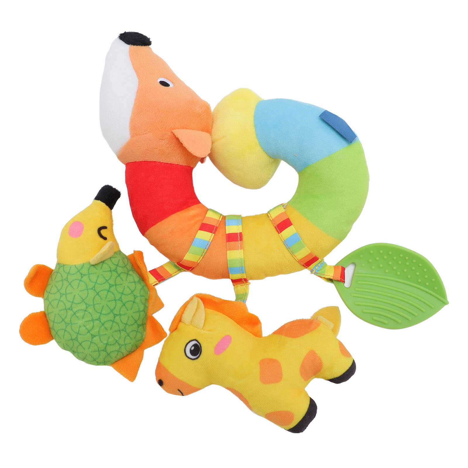 Подвесная игрушка для детской коляски: милая развивающая игрушка-погремушка в виде животного для детской коляски типа 2.