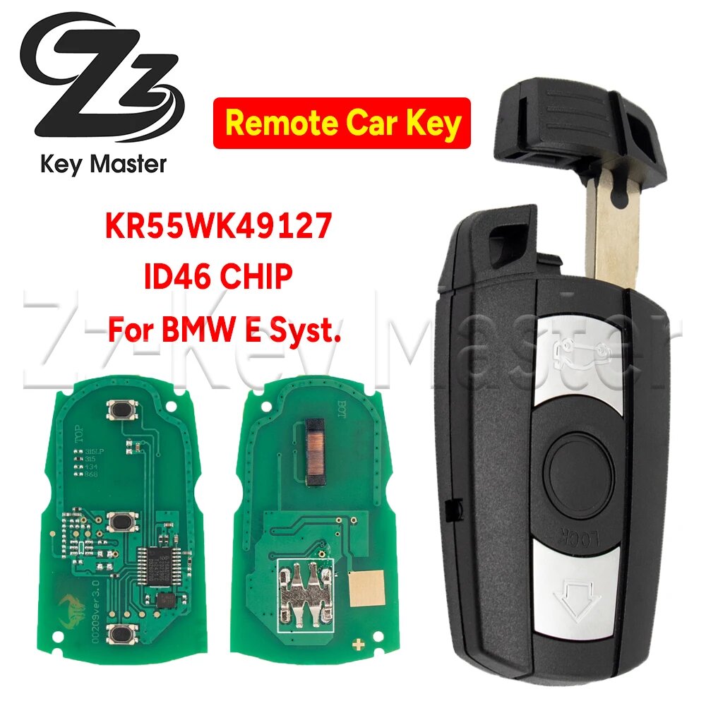 Zz Key Master Автомобильный дистанционный ключ KR55WK49127 ID46 Чип 315/315LP/433/868 МГц 868 MHz