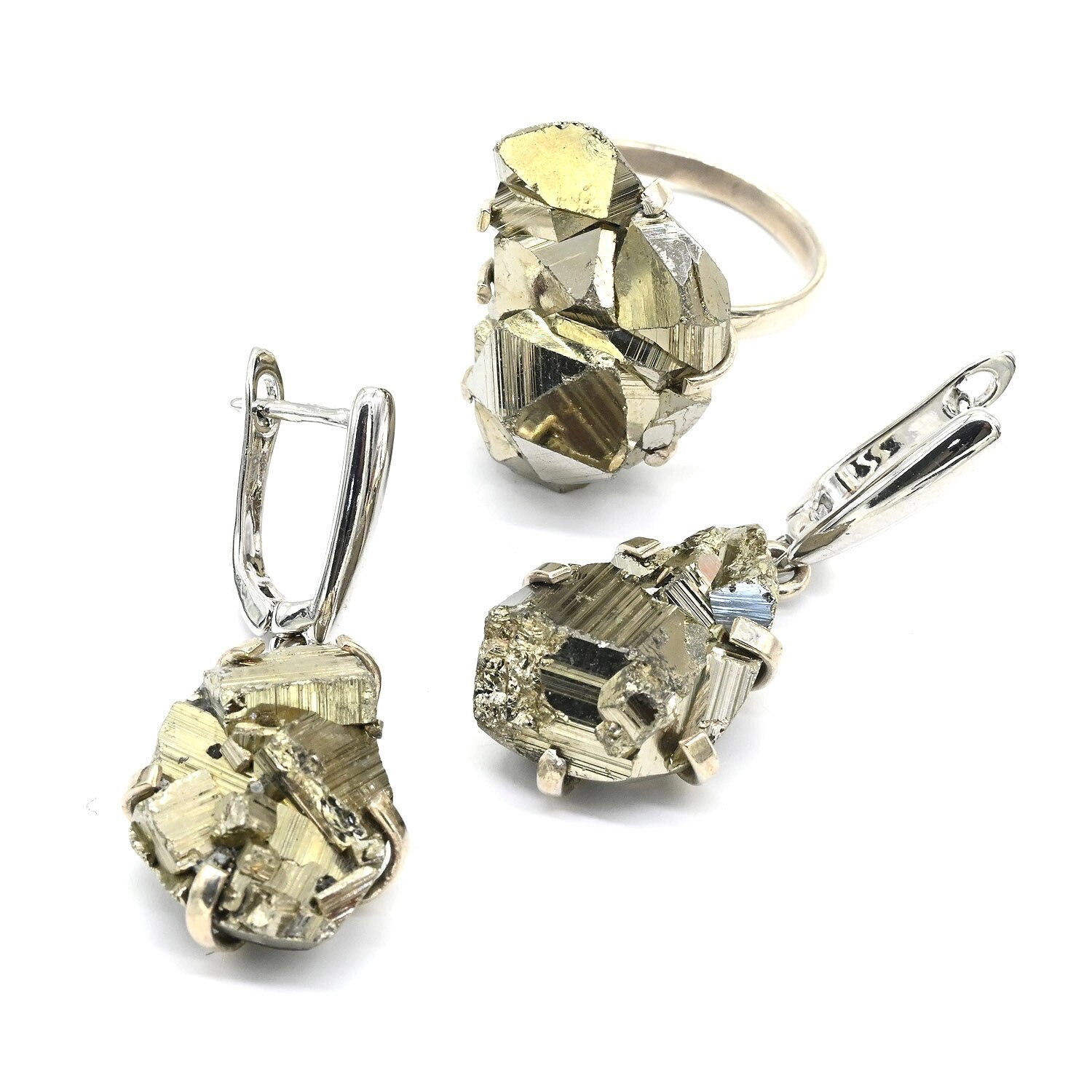 Комплект бижутерии, пирит