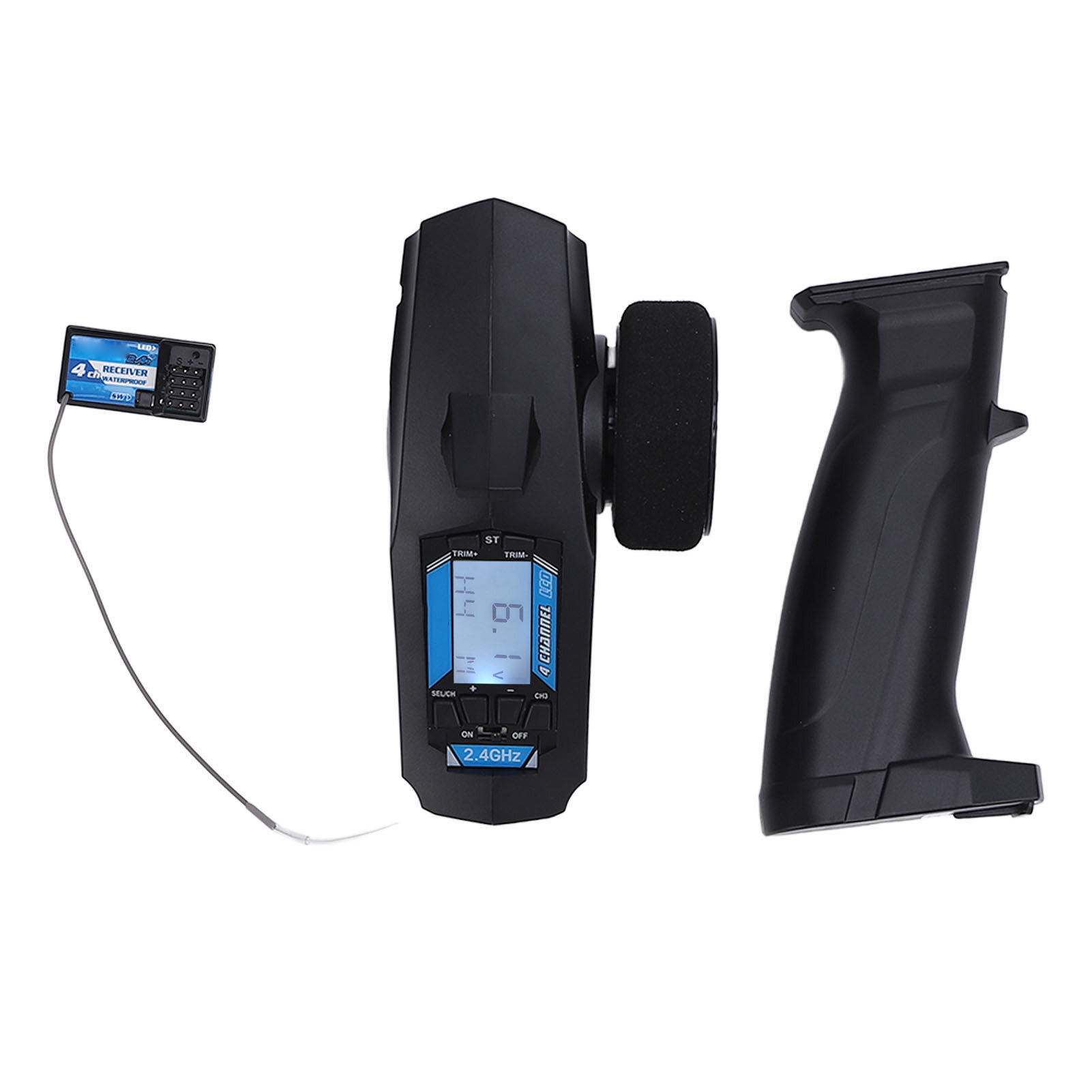 91803G 2.4G 4CH пульт дистанционного управления и приемник контроллер ЖК-дисплей дистанционный диапазон 120 м водонепроницаемый радиопередатчик для функции управления скоростью радиоуправляемой машины лодки