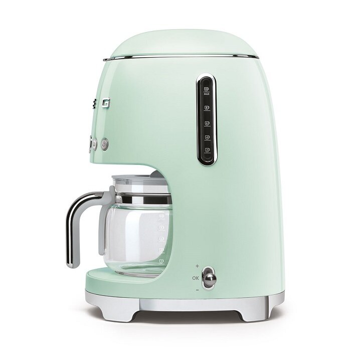 Капельная кофеварка Smeg DCF02PGEU, 10 порций, цвет пастельный зеленый — фото 1