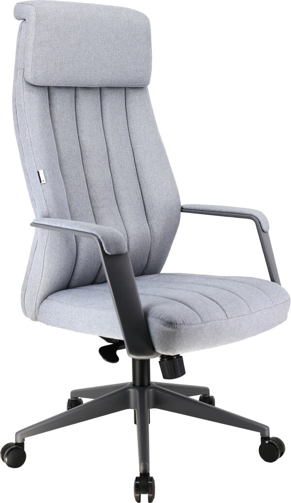Кресло руководителя Everprof Shanghai Ткань Cерый