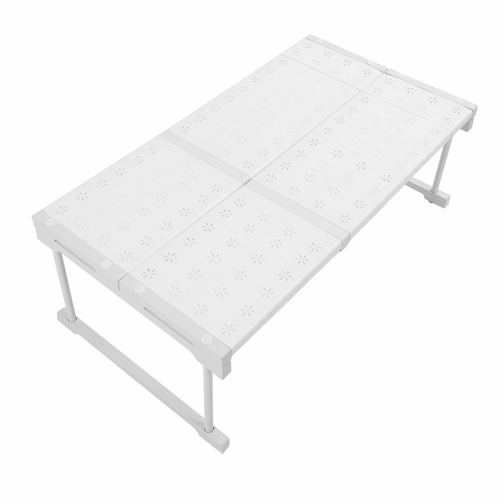 Расширяемая полка для шкафа из углеродистой стали, штабелируемая полка для хранения в шкафу, стеллаж для шкафа, подъемный органайзер для кухни, ванной комнаты, ширина шкафа 48 см, 67–88 см/26,4–34,6 дюйма