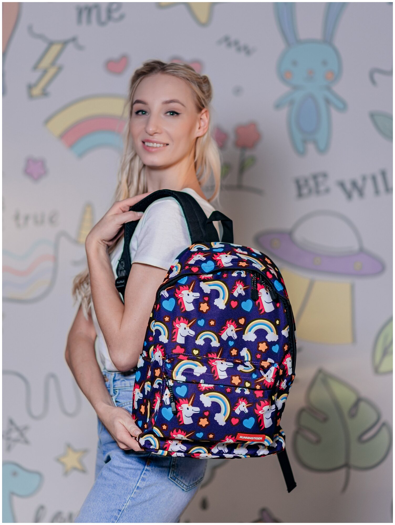 Рюкзак "Rainbow Unicorn" dark