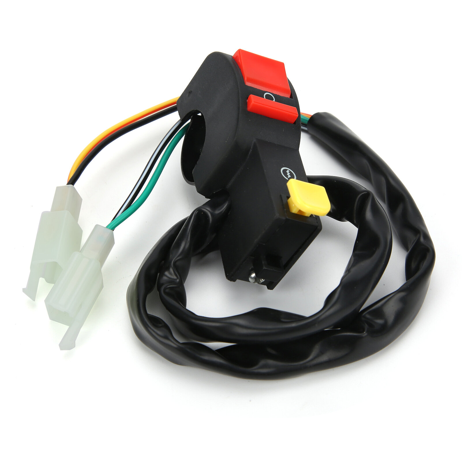 Кнопка остановки мотоцикла, переключатель зажигания на руле, включение и выключение стартера, подходит для квадроцикла Pit Quad Dirt Bike объемом 50 куб. см/110 куб. см/125 куб. см