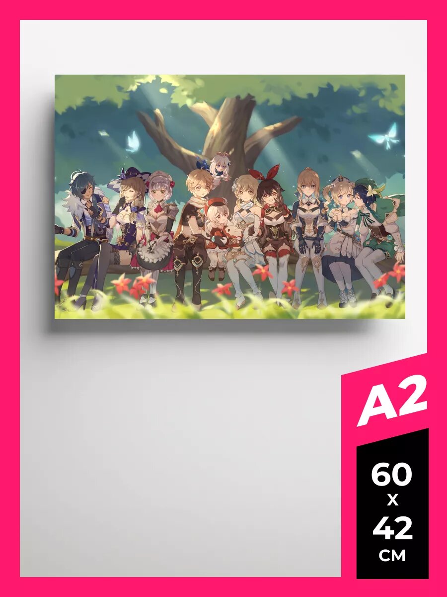 Плакат Genshin Impact Геншин Импакт 87