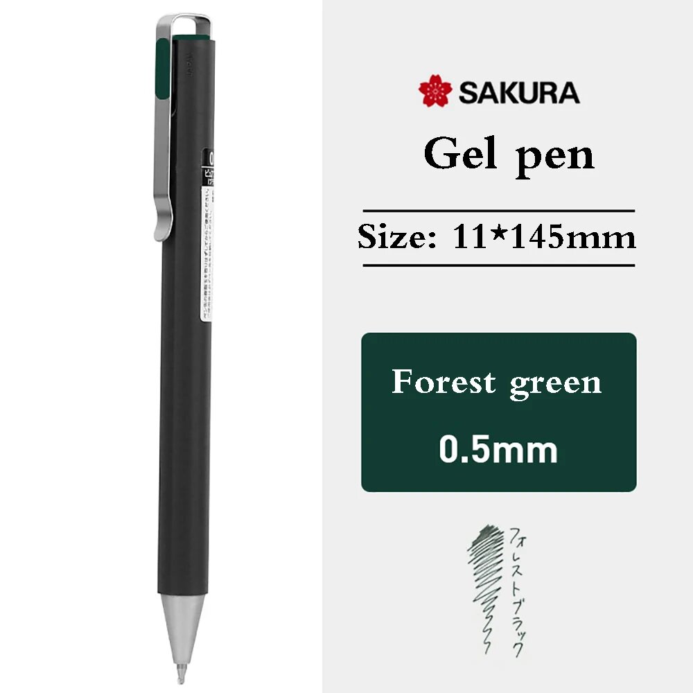 Гелевая ручка SAKURA Ballsign ID Forest green 0.5mm