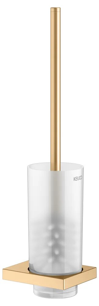 Ершик для унитаза Keuco Edition 11 11164 настенный, латунный, золотой, открытый, с подставкой