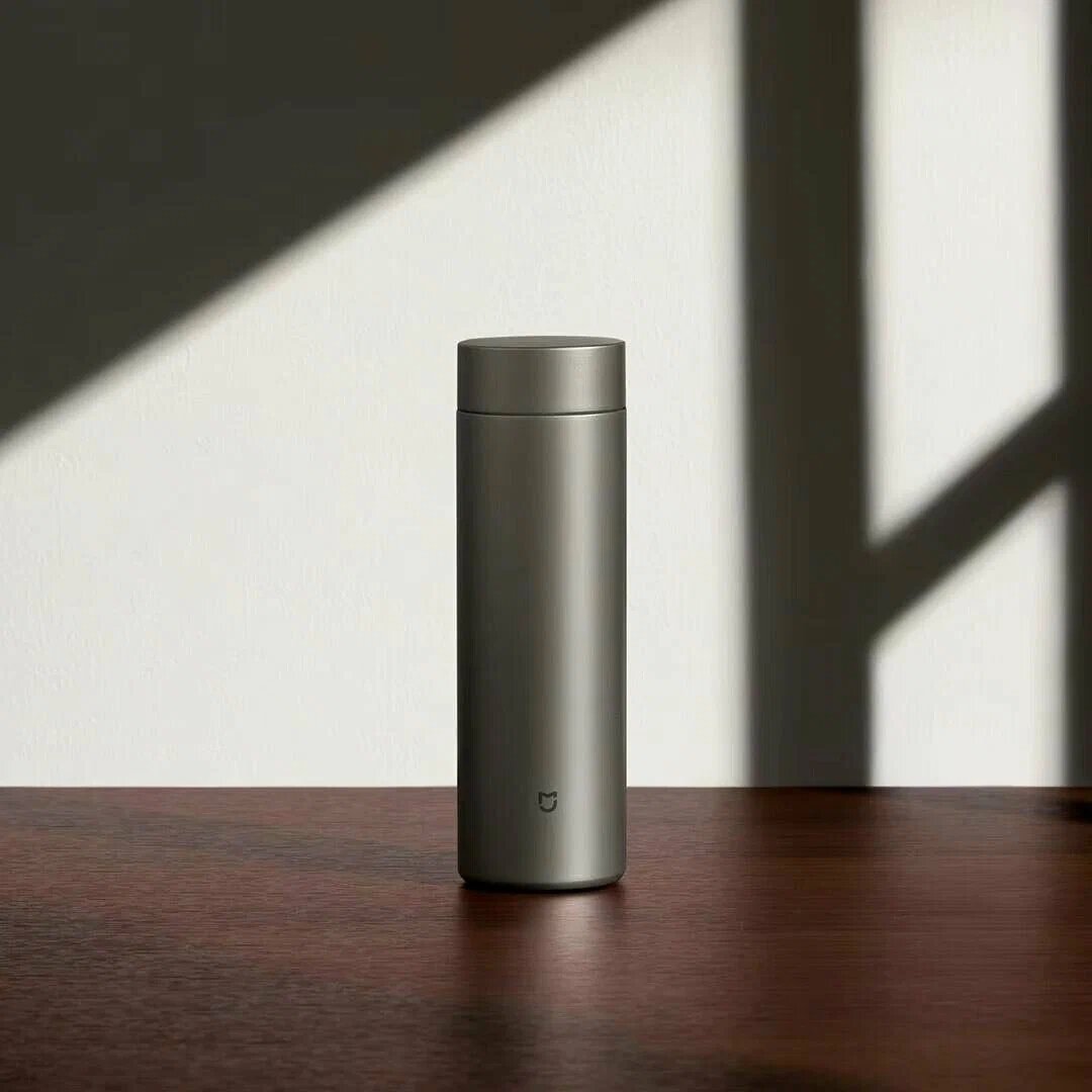 Термос Xiaomi "Mijia Thermos Cup" Ti2, классический, с ситечком 350ml