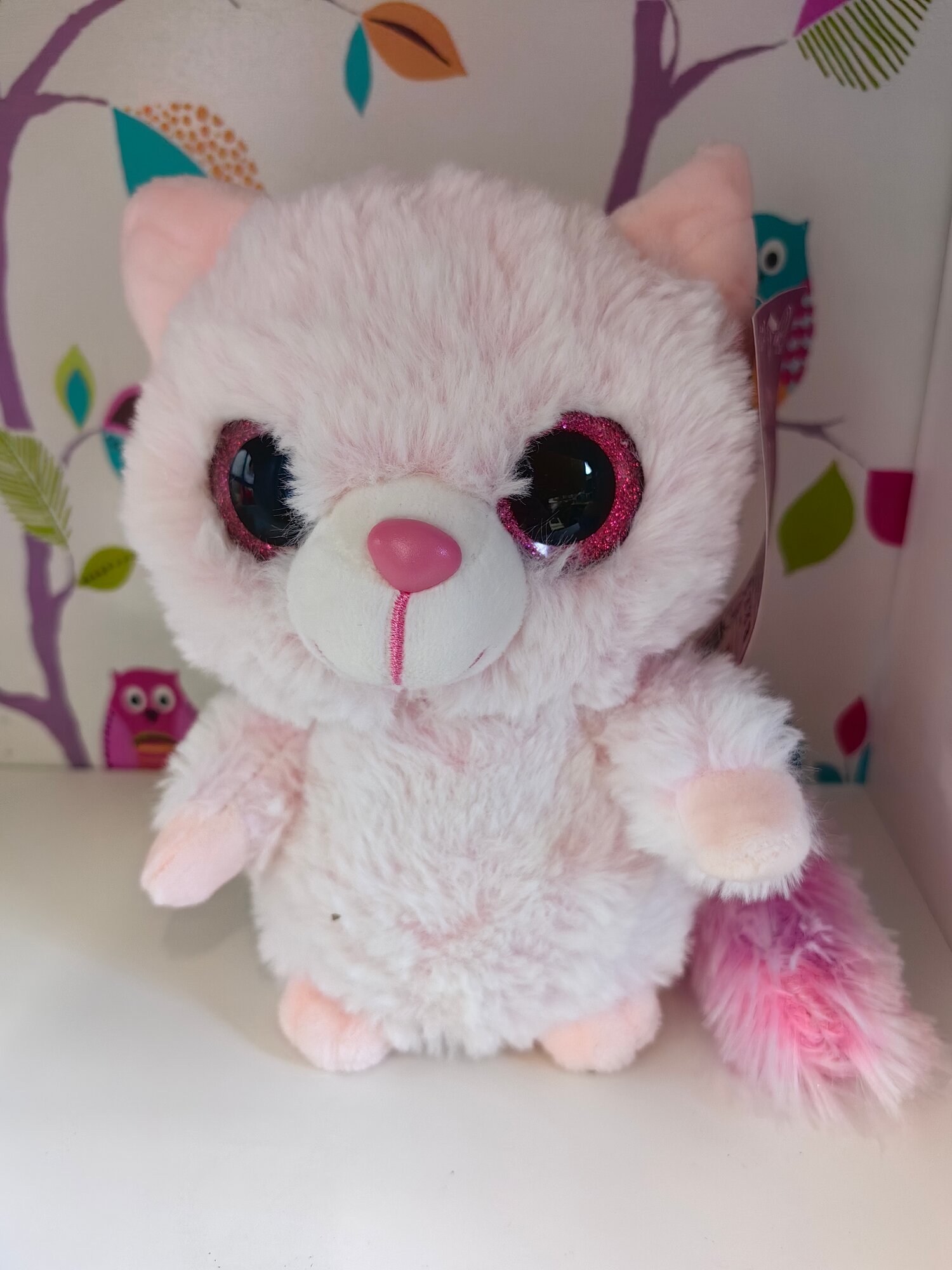 Мягкая игрушка Глазастик Кошечка, 20 см 86199