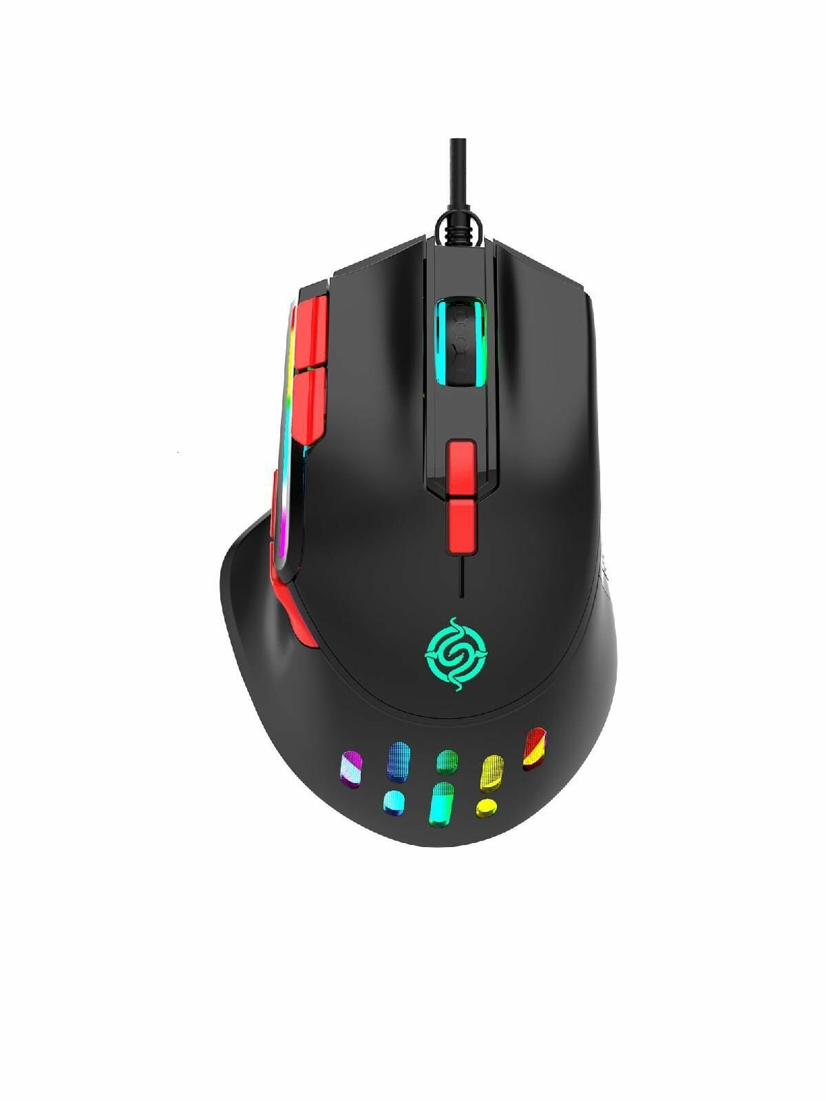 Мышь, Игровая мышь для программирования пользовательских макросов с USB-портом-черный