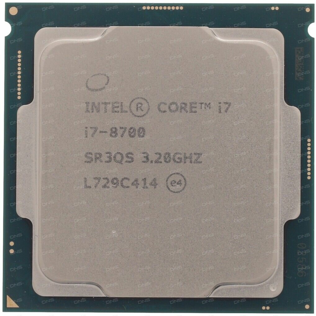 Процессор Intel Core i7-8700 (CM8068403358316) OEM - LGA 1151-v2, 6 х 3200 МГц, L2 - 1.5 МБ, L3 - 12 МБ, 2хDDR4-2666 МГц, Intel UHD Graphics 630, TDP 65 Вт
