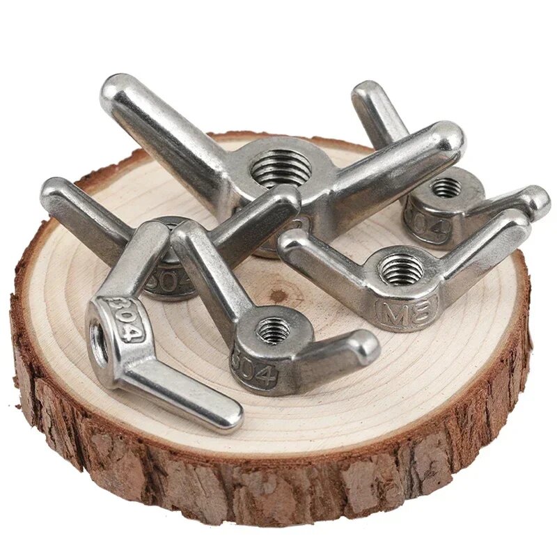 Гайки-бабочки из нержавеющей стали 304 M6 M8 M10 M12 M14 M16 M18 M20 M24 M8(1pcs)