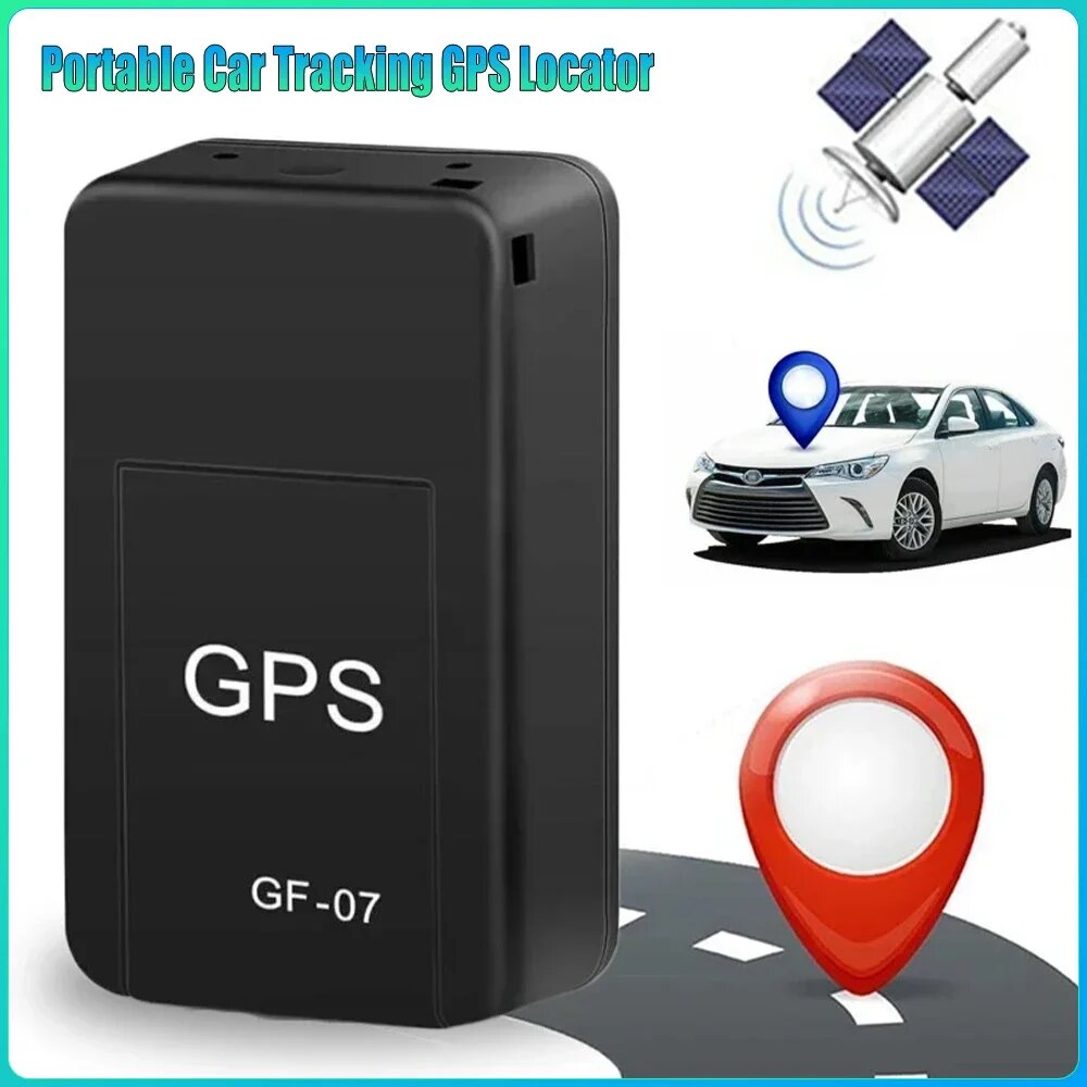 Сильный магнитный GPS-трекер, автомобильное отслеживание, противоугонное оборудование, мини-портативный GPS-локатор с точным позиционированием, GF07