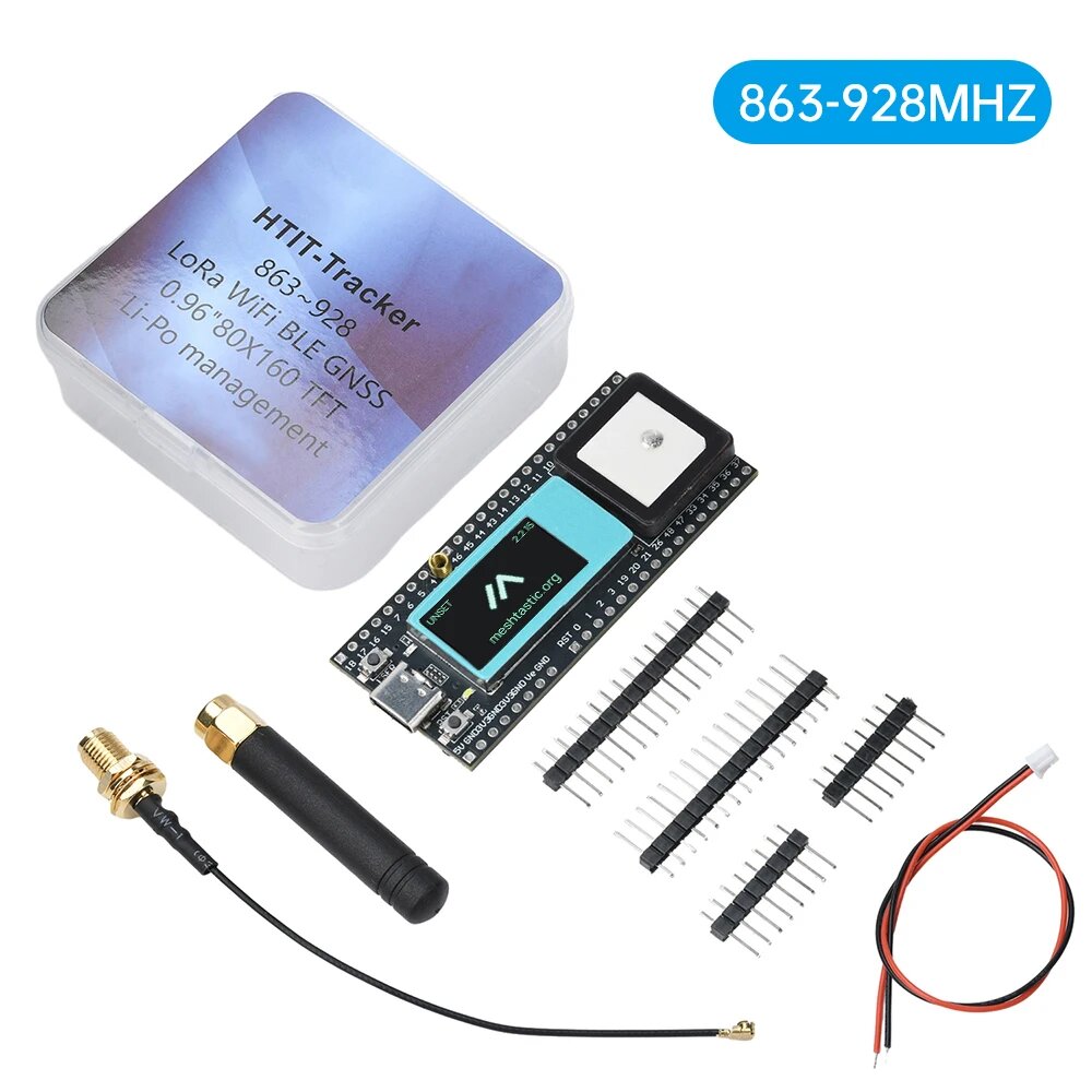 Модуль ESP32-S3FN8+X1262+UC6580 Ziqqucu 863-928MHZ