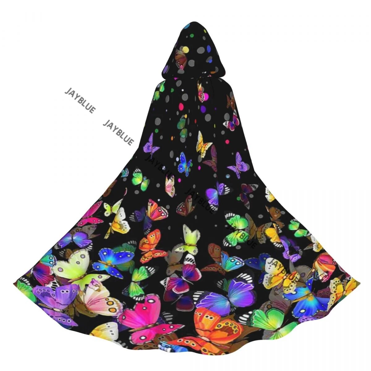 Многоцветная накидка ведьмы из полиэстера Color1