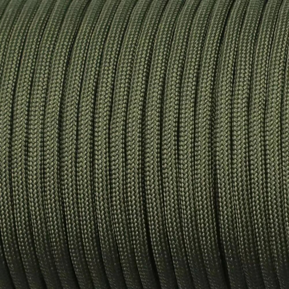 Паракорд 550, 7-прядный, 3.5-31м, 4 мм для выживания Green, 31M