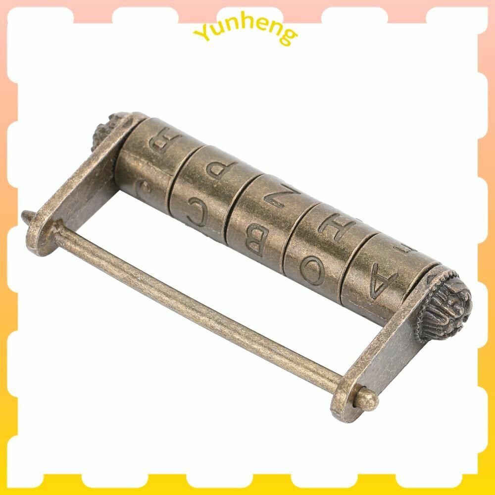 Антикварный кодовый замок, ретро-дизайн, для шкатулок и шкафов