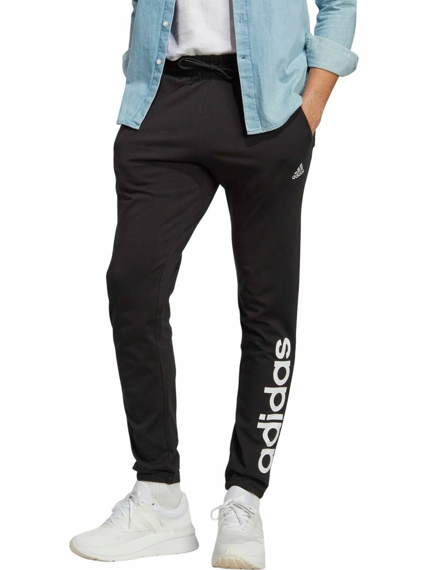 Брюки adidas Essentials Single Jersey Tapered Elasticized Cuff Logo Pants