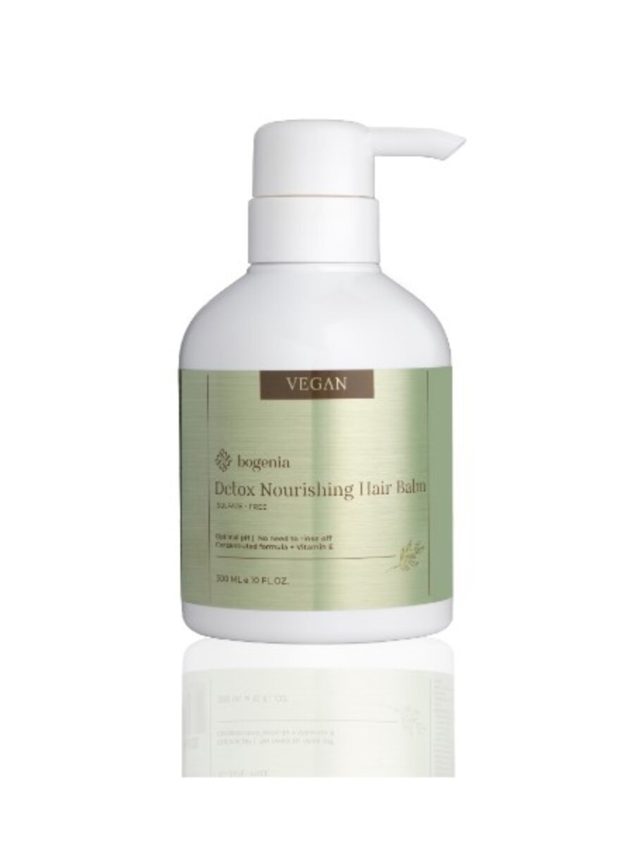 Bogenia Питательный несмываемый бальзам безсульфатный для волос Vegan Detox BG409 003 300 мл
