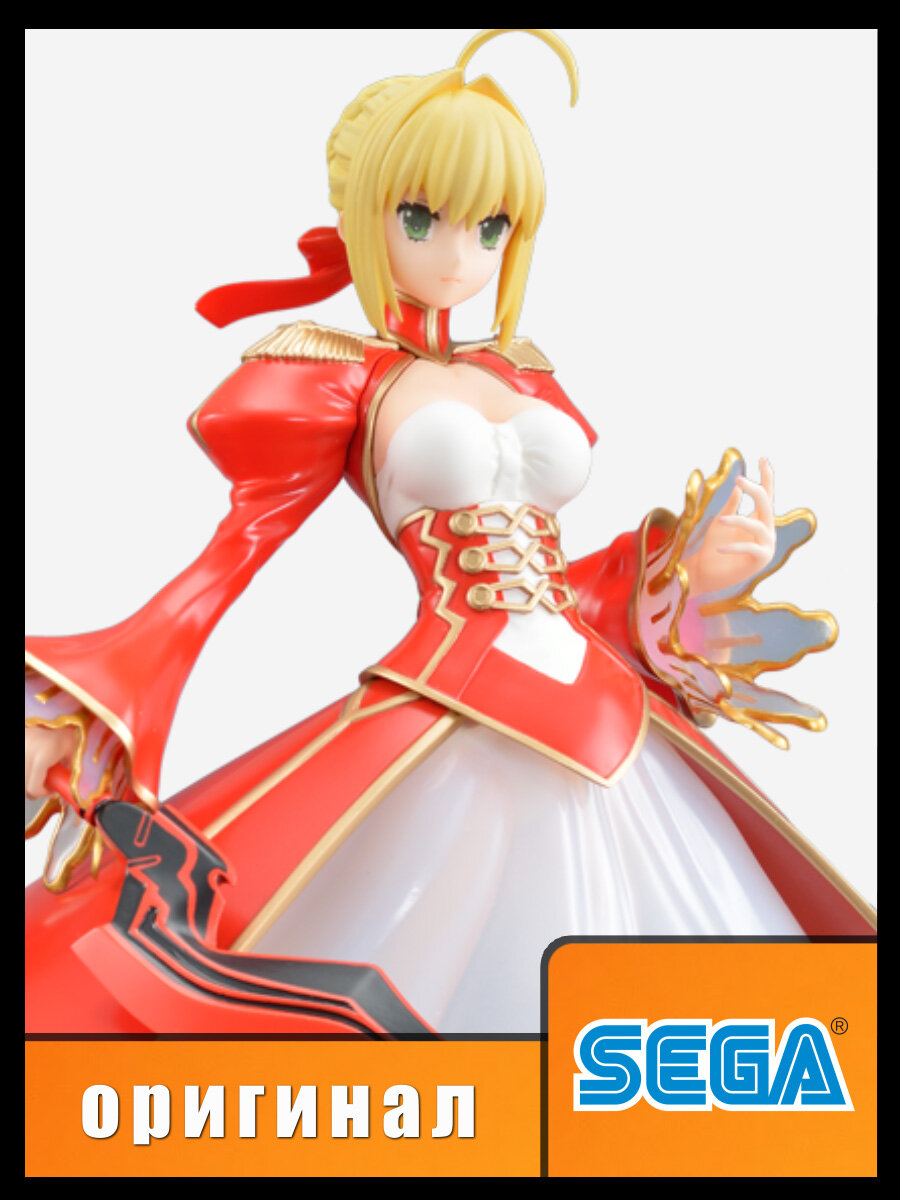Оригинальная фигурка Saber от Sega из аниме Fate/Extella / Сэйбер «Судьба: Экстелла» 22 см