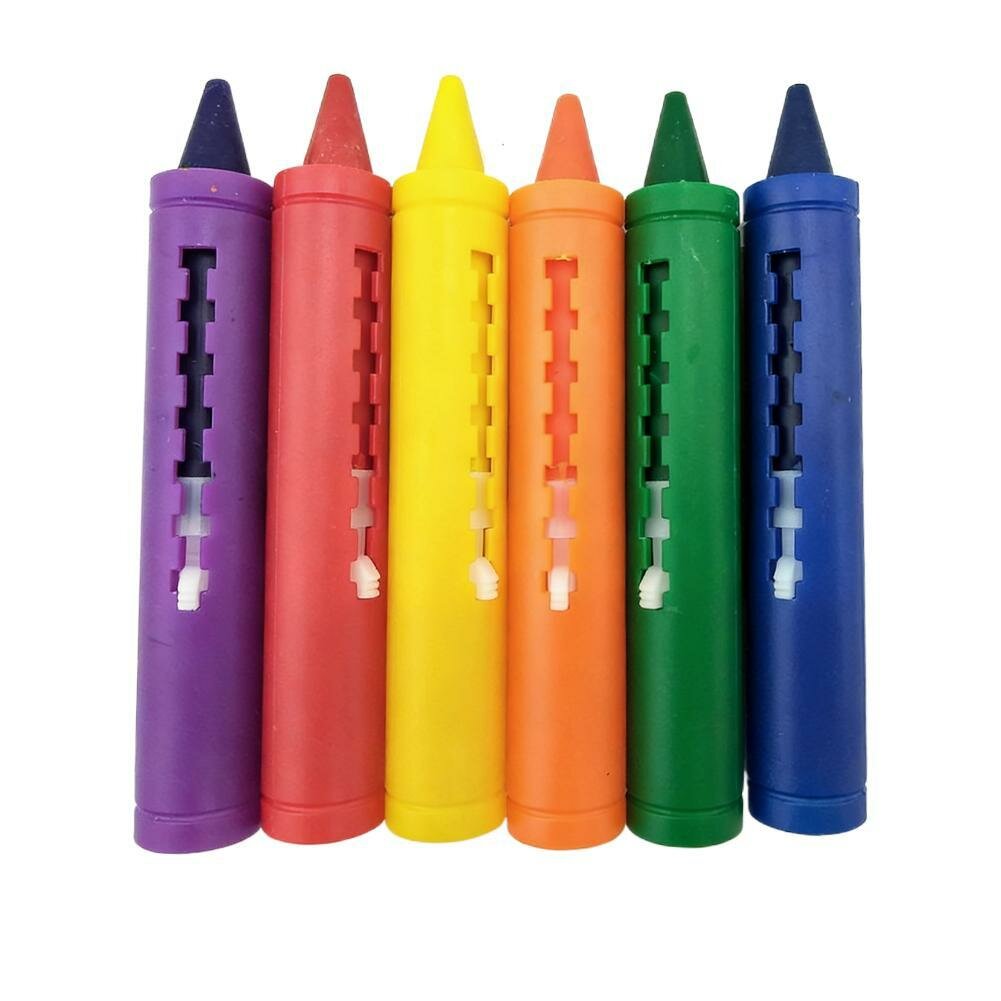 Мелки - карандаши для рисования в ванной 6 шт