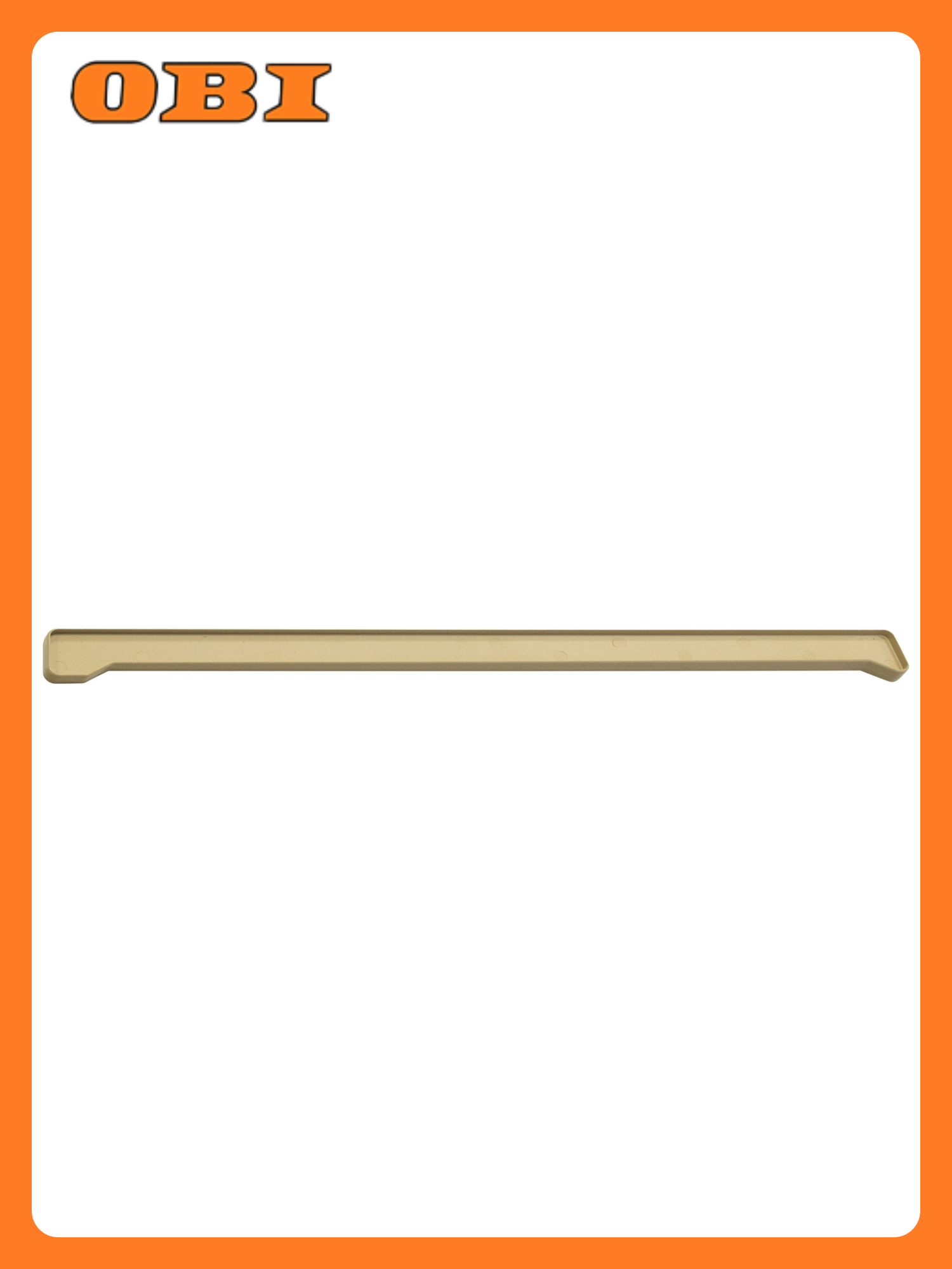 Заглушка Moeller, для подоконника, пластик, 49 см, цвет дуб светлый