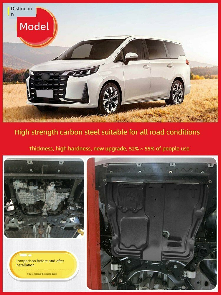 Защитная пластина днища двигателя для GAC Trumpchi M6 Pro, легендарный бронированный защитный кожух шасси M6,