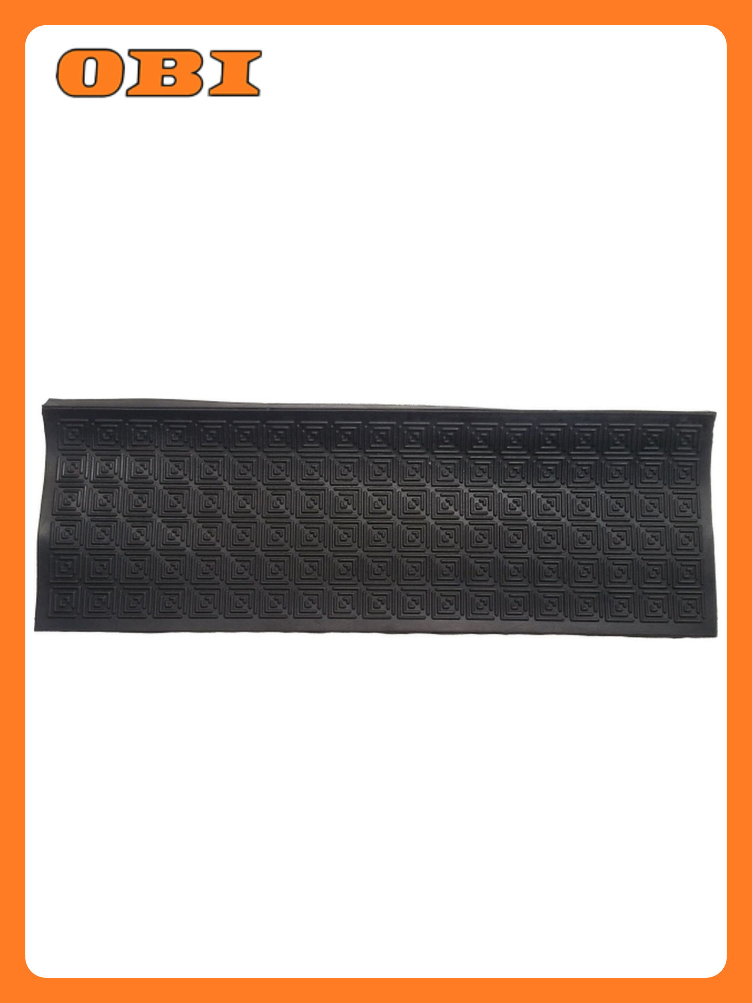 Коврик для лестничных ступеней Модерн 75х25 см с выступами черный