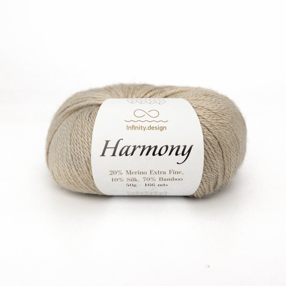 Пряжа для вязания Infinity Design Harmony (2205 Deep Beige) 1 моток 50 г/166 м