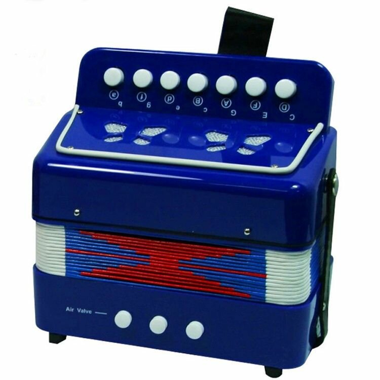 Аккордеон с ремнем, обучение для детей и взрослых, универсальный для начинающих, игрушка для раннего обучения, маленький инструмент