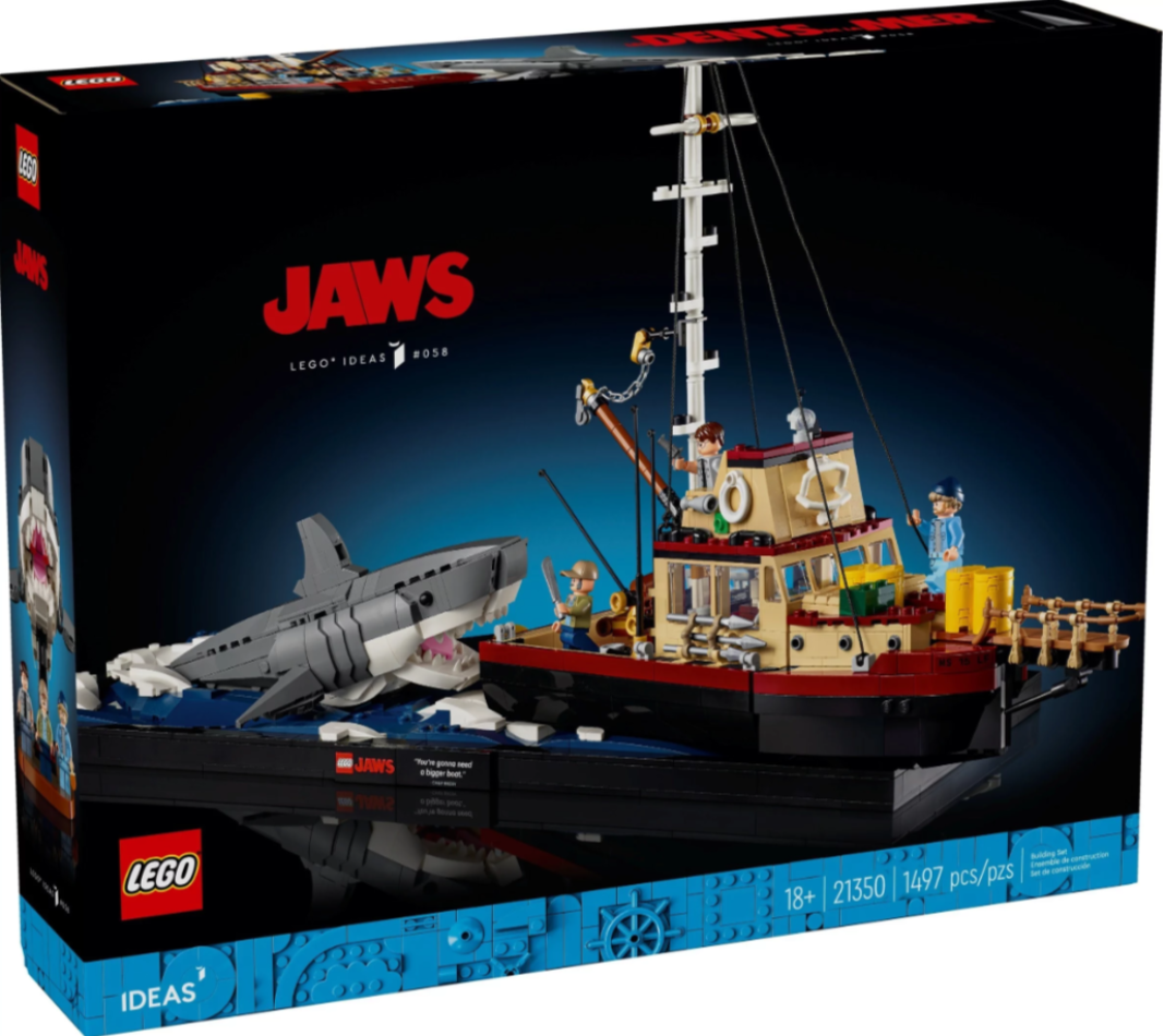 Конструктор LEGO Ideas 21350 Фильм "Челюсти", 1497 деталей, 3 минифигурки